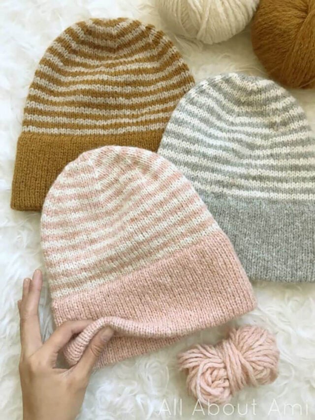 Free Knitted Beanie Patterns That Are Great for Beginners - Frosting ...