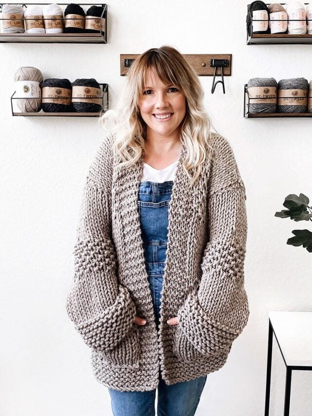 Modern Cardigan Knitting Patterns - Frosting and Confetti