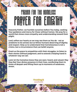 6 Powerful Prayers for the Homeless (with Free Printables) - Frosting ...